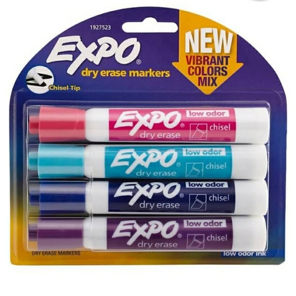 Expo | Office | Expo Dry Erase Markers 4 Pack Chisel Tip | Poshmark